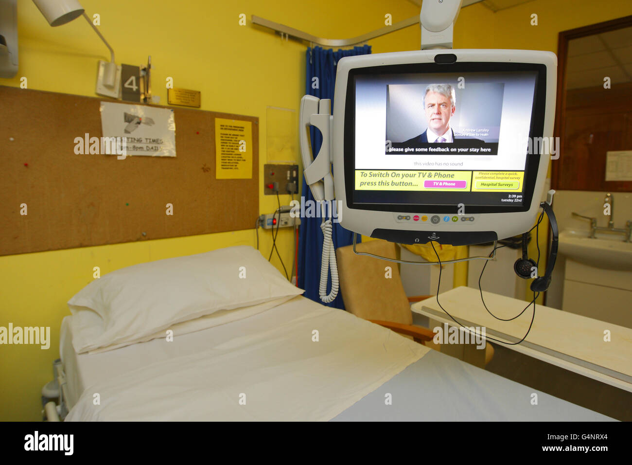Andrew Lansley message to patients Stock Photo - Alamy
