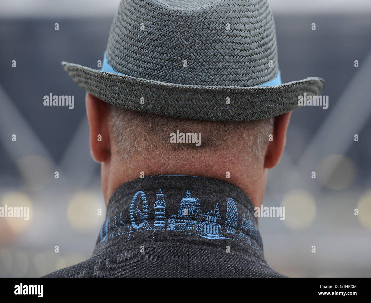 John Askew wearing technical officer uniform (Hidden under jacket ...