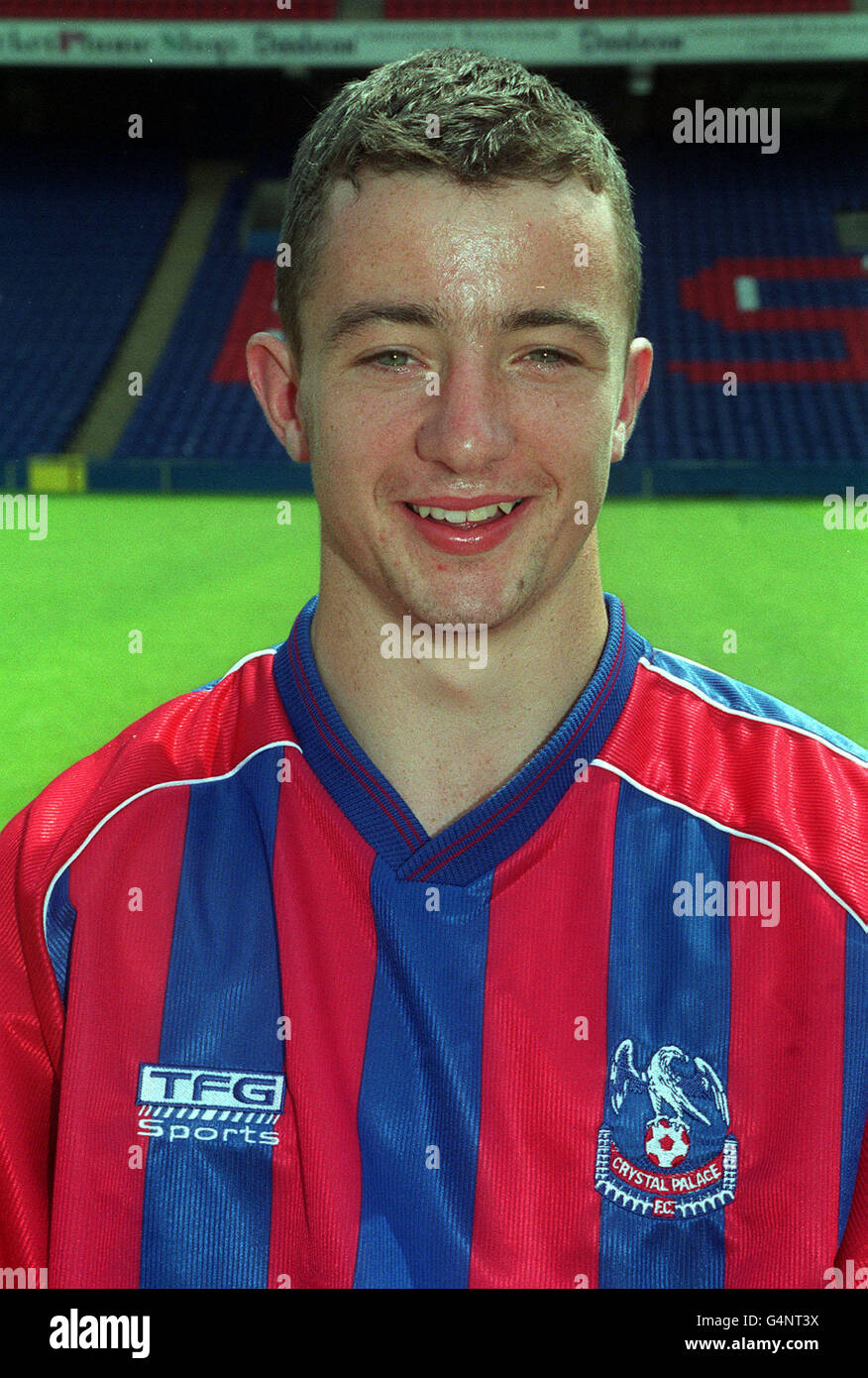 Footballer Stephen Hunt of Crystal Palace, during a photocall at ...