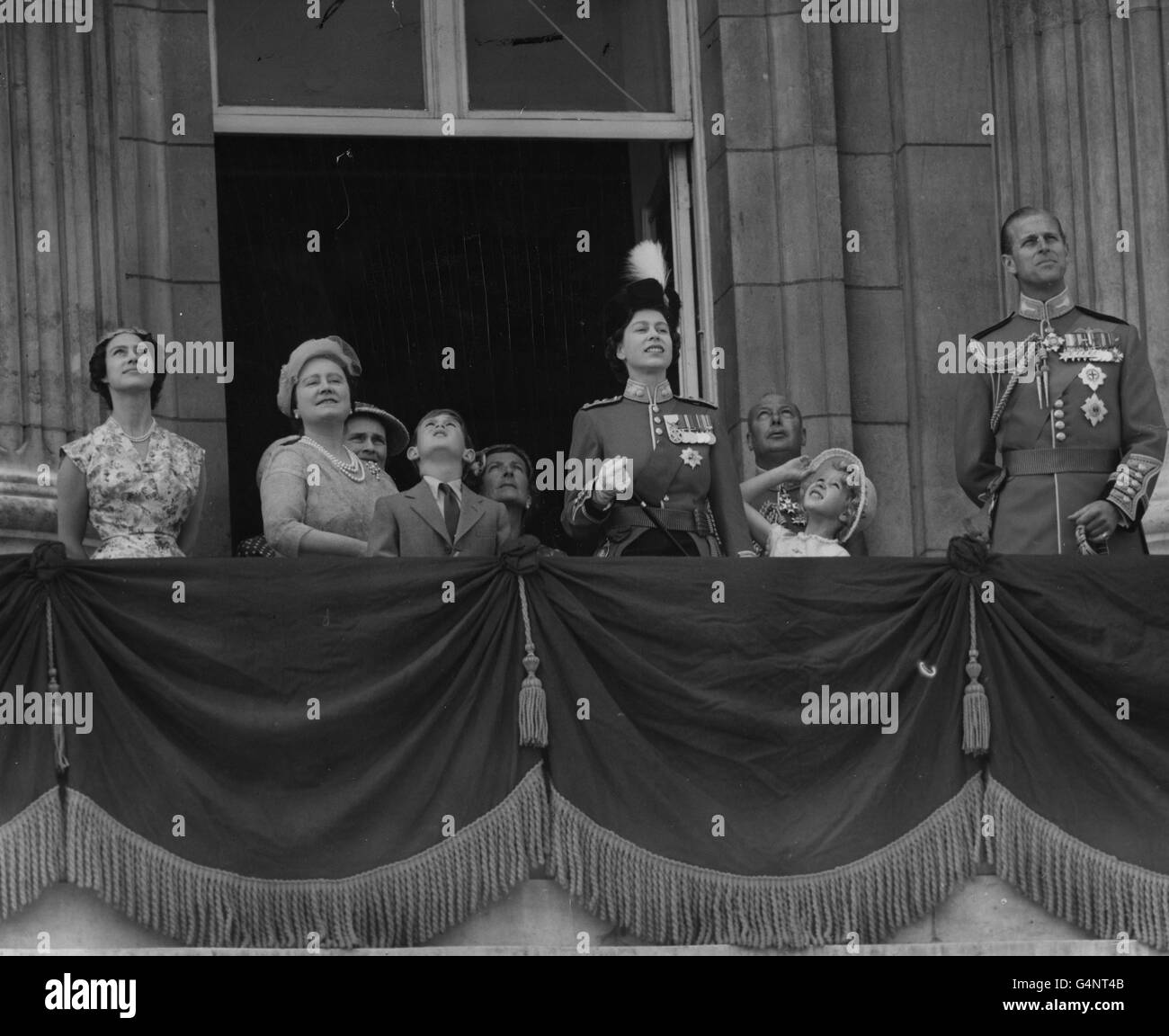 Princess royal trooping colour Black and White Stock Photos & Images ...