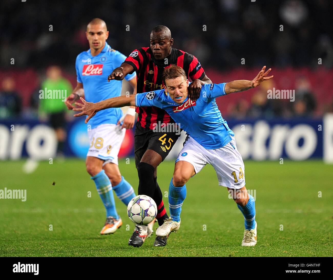 Soccer - UEFA Champions League - Group A - Napoli v Manchester City ...