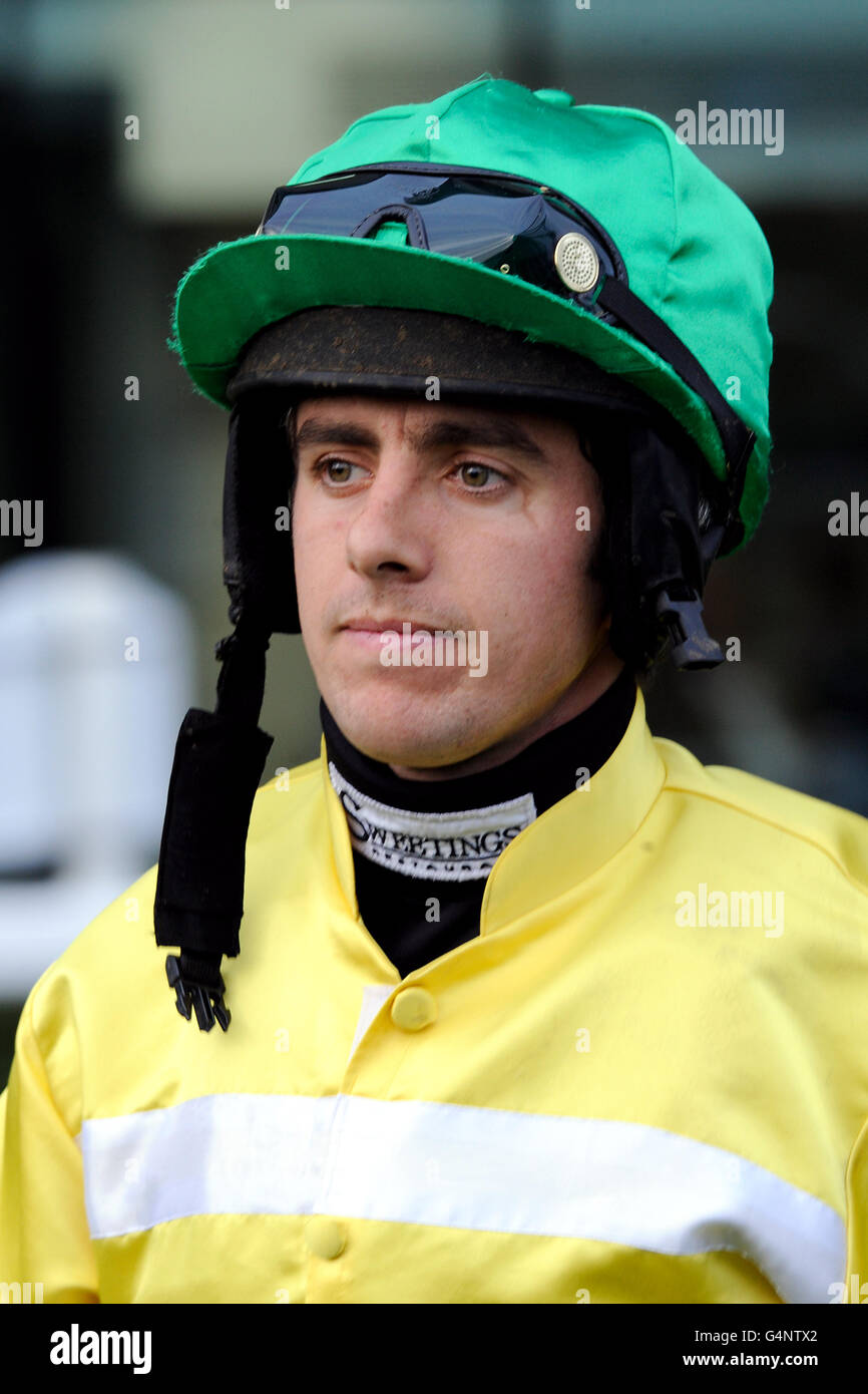 Jockey Dominic Elsworth prior to his ride on Cois Farraig in the ...