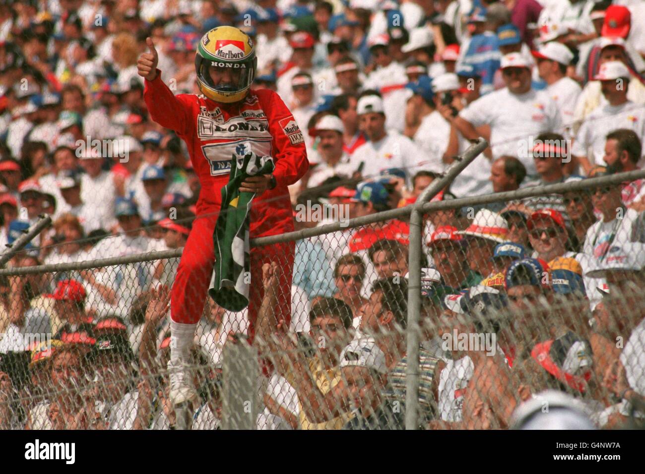 Ayrton senna fan hi-res stock photography and images - Alamy