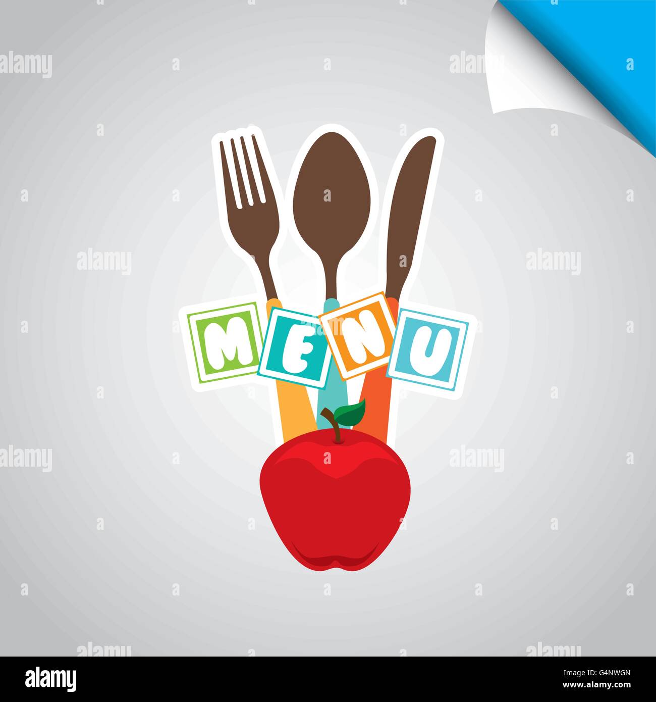 kids menu design Stock Vector Image & Art - Alamy
