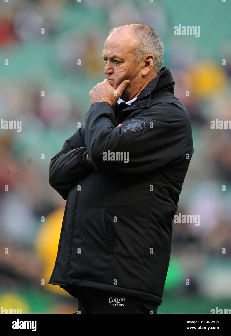 Barbarians ex all blacks coach graham henry hi-res stock photography ...