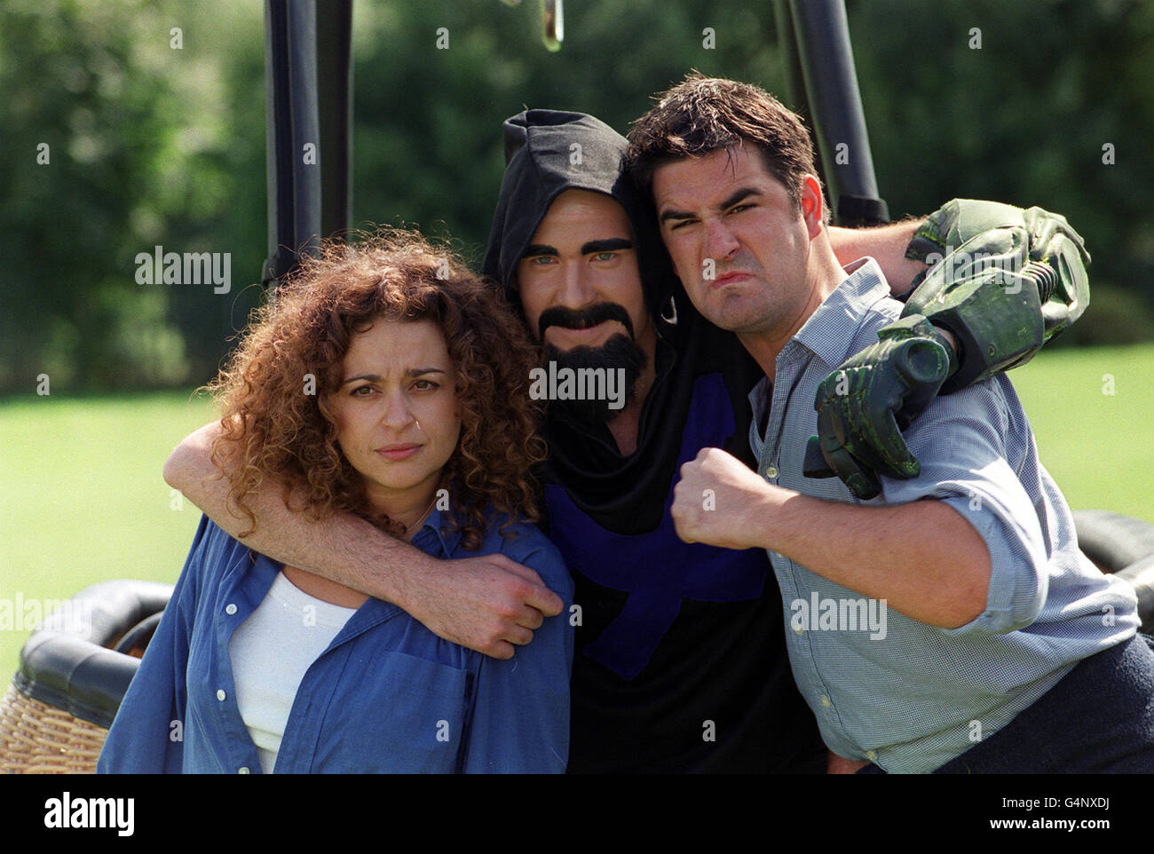 Action Man baddie Dr X gets a grip with EastEnders' actors Nadia ...