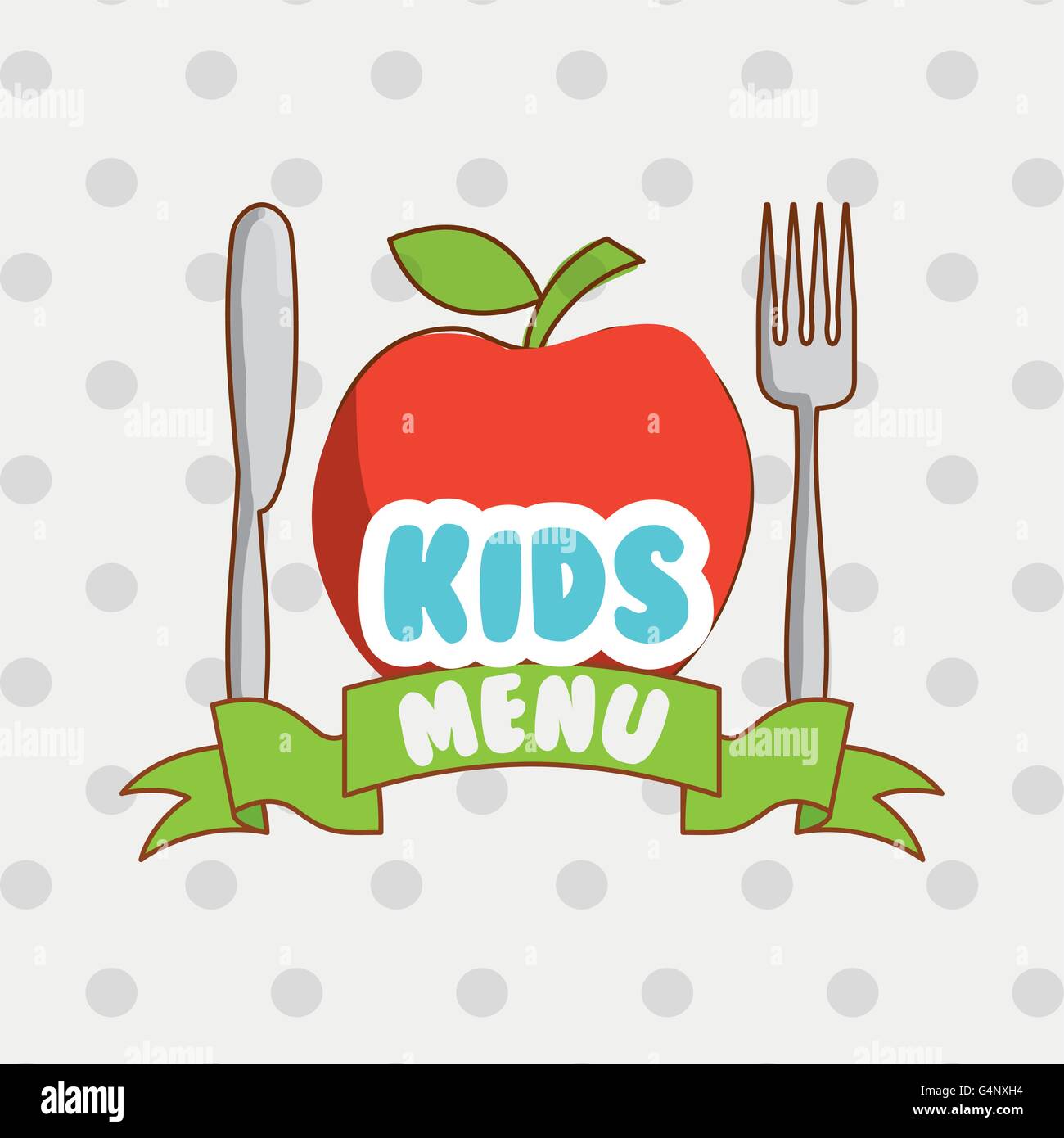 kids menu design Stock Vector Image & Art - Alamy