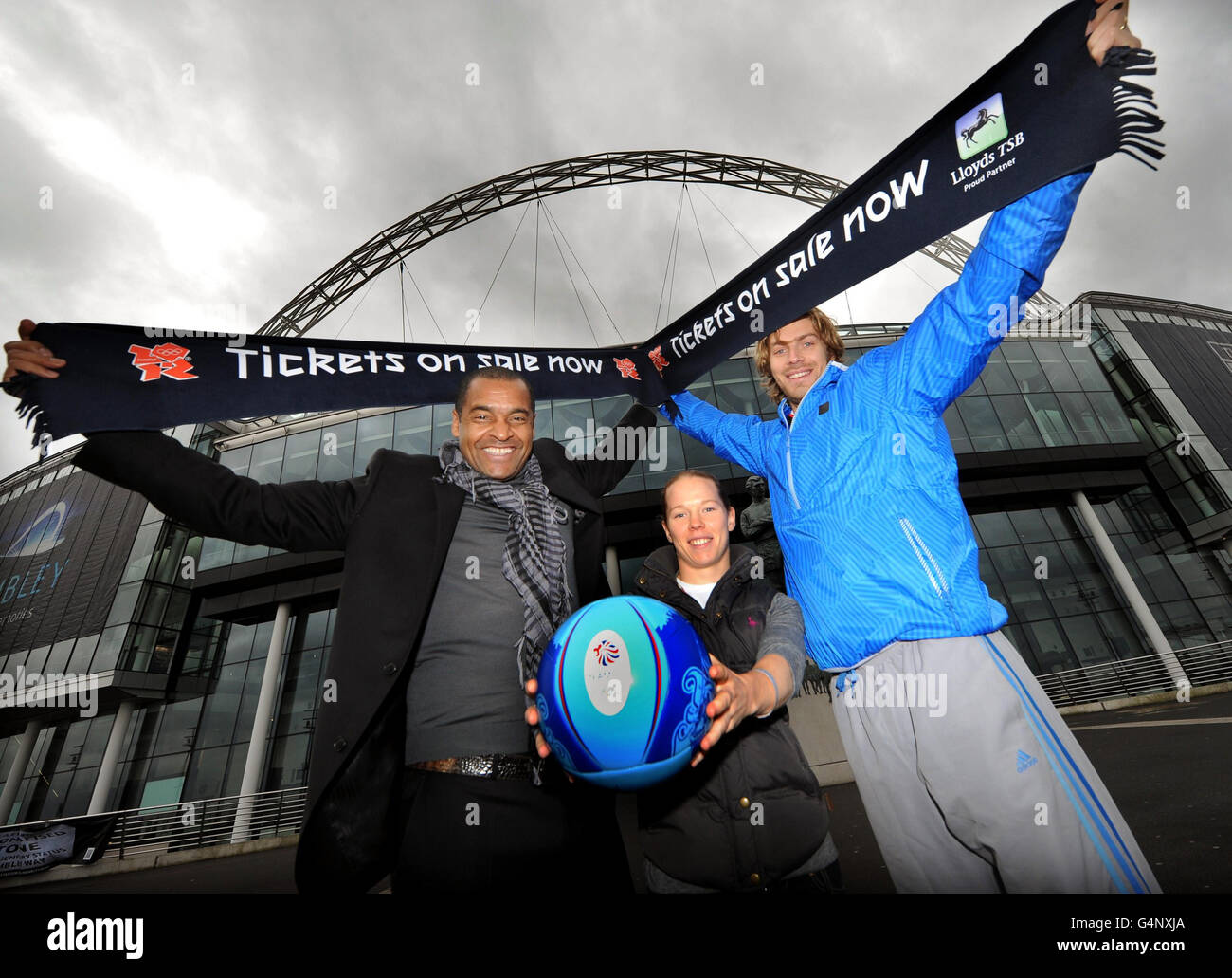 Ex-footballer Mark Bright (left), England and Chelsea footballer Dani ...