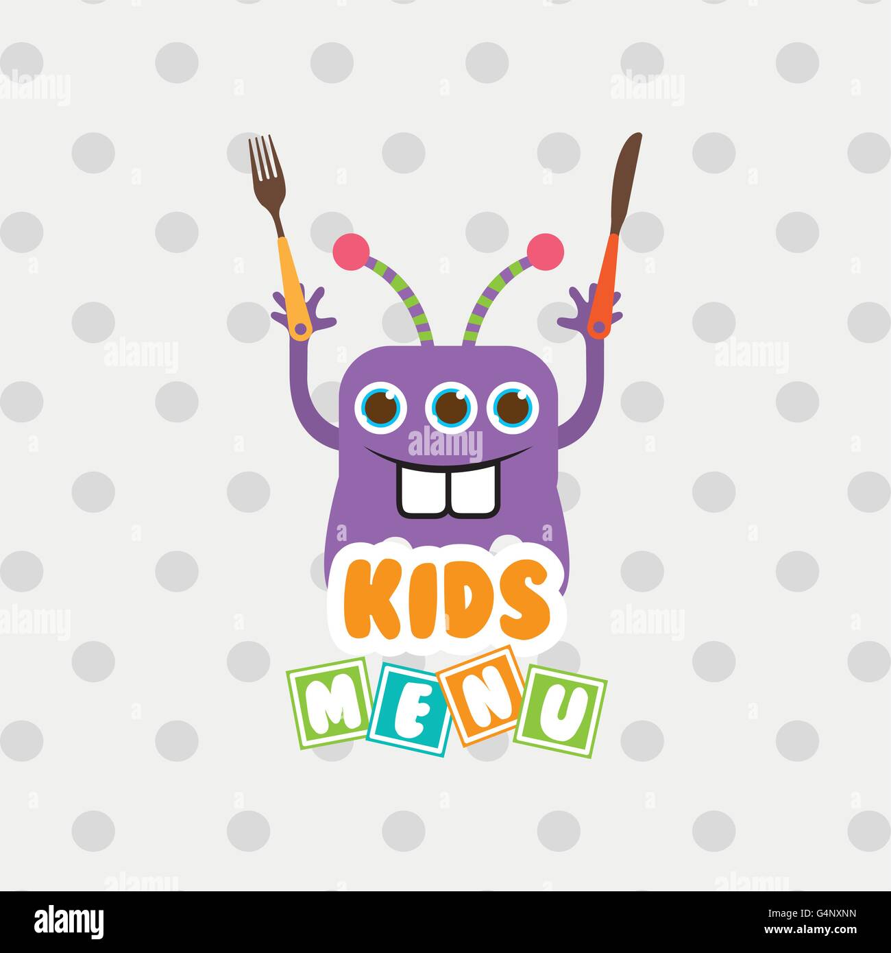 kids menu design Stock Vector Image & Art - Alamy