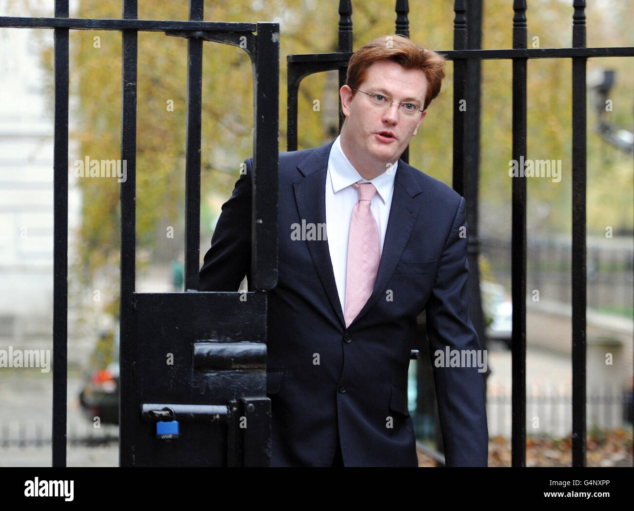 Chief Secretary to the Treasury Danny Alexander arrives in Downing ...