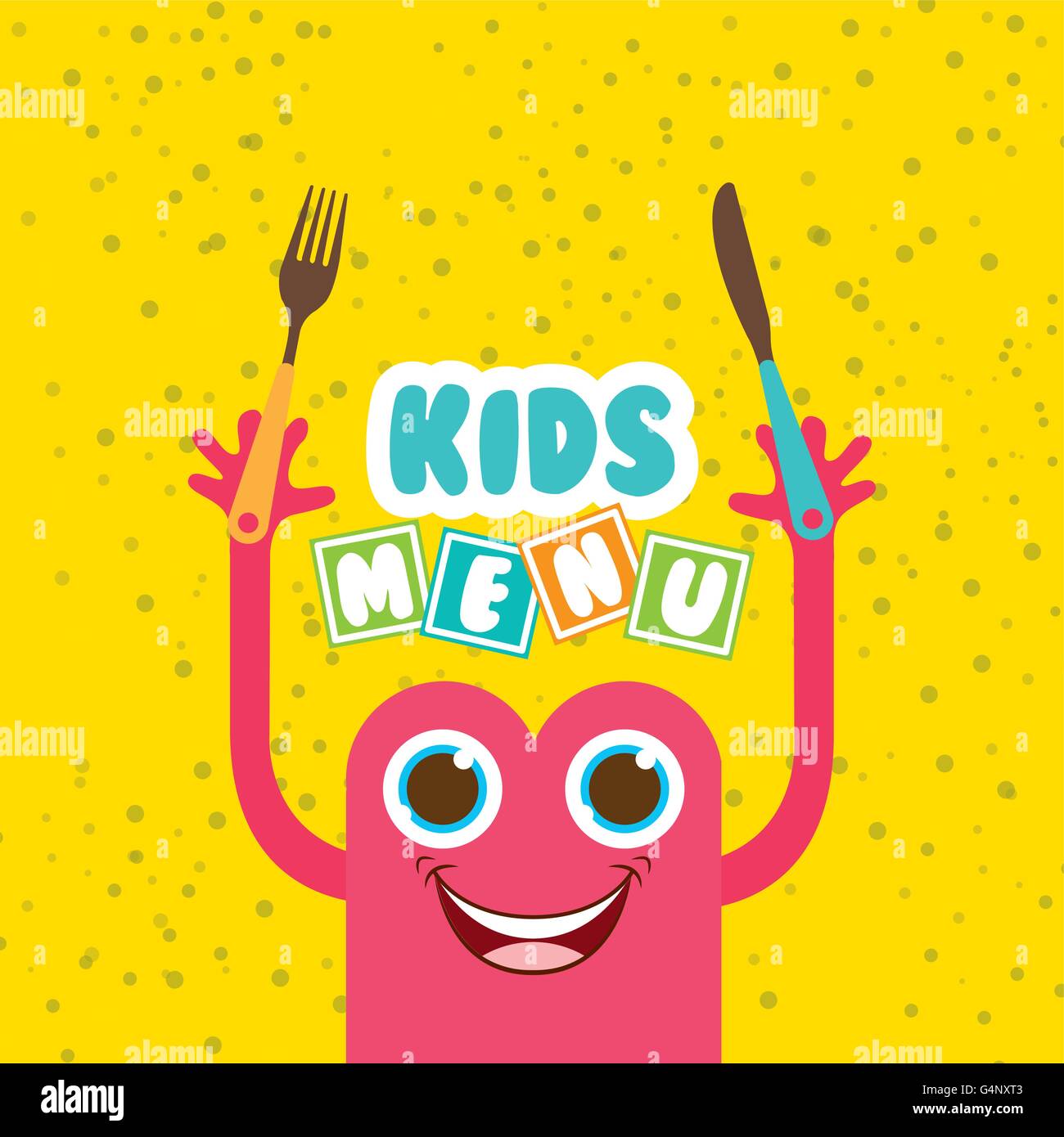 kids menu design Stock Vector Image & Art - Alamy