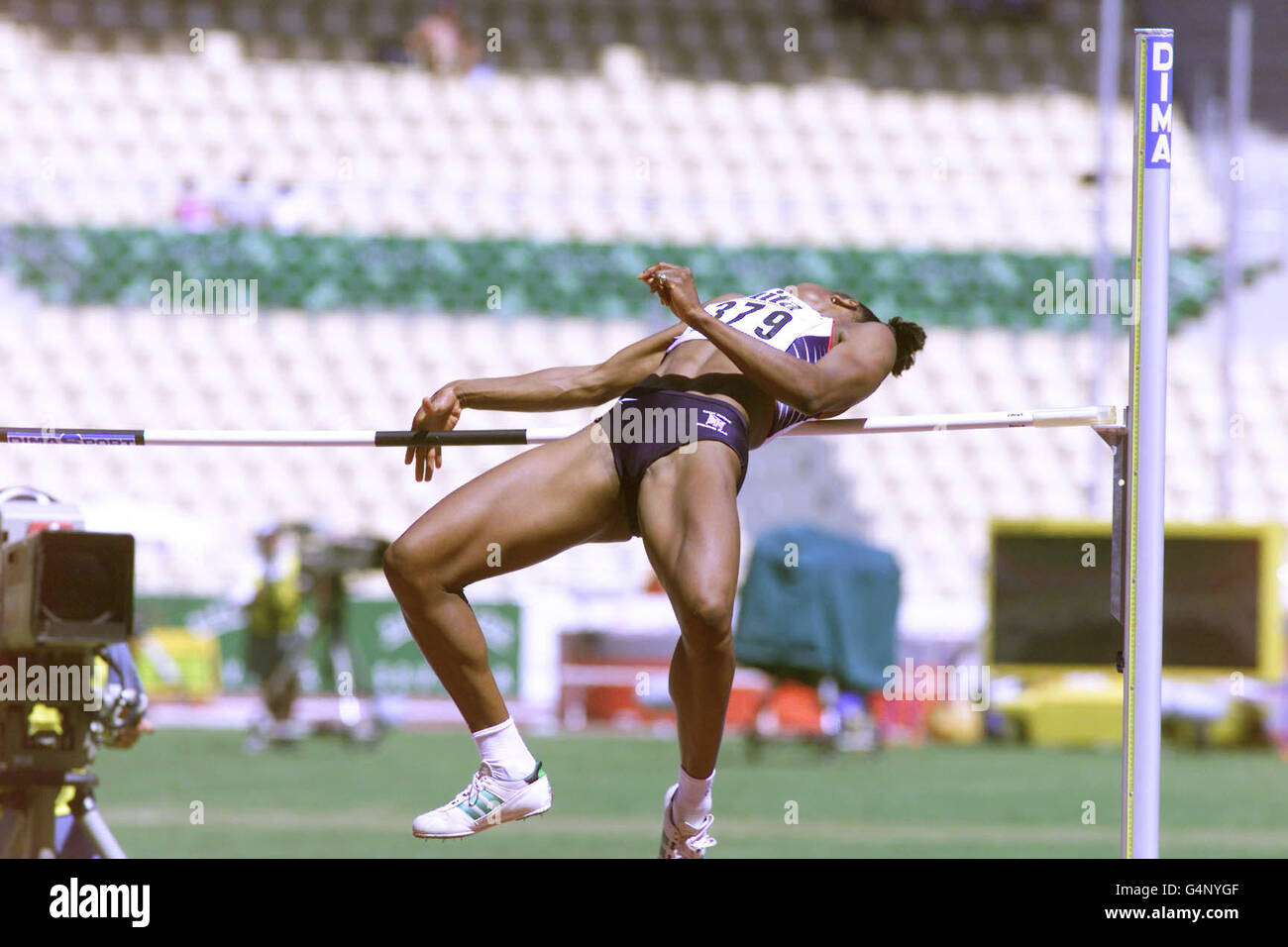 Landscape f l full length jumping sport athletics denise lewis hi-res ...