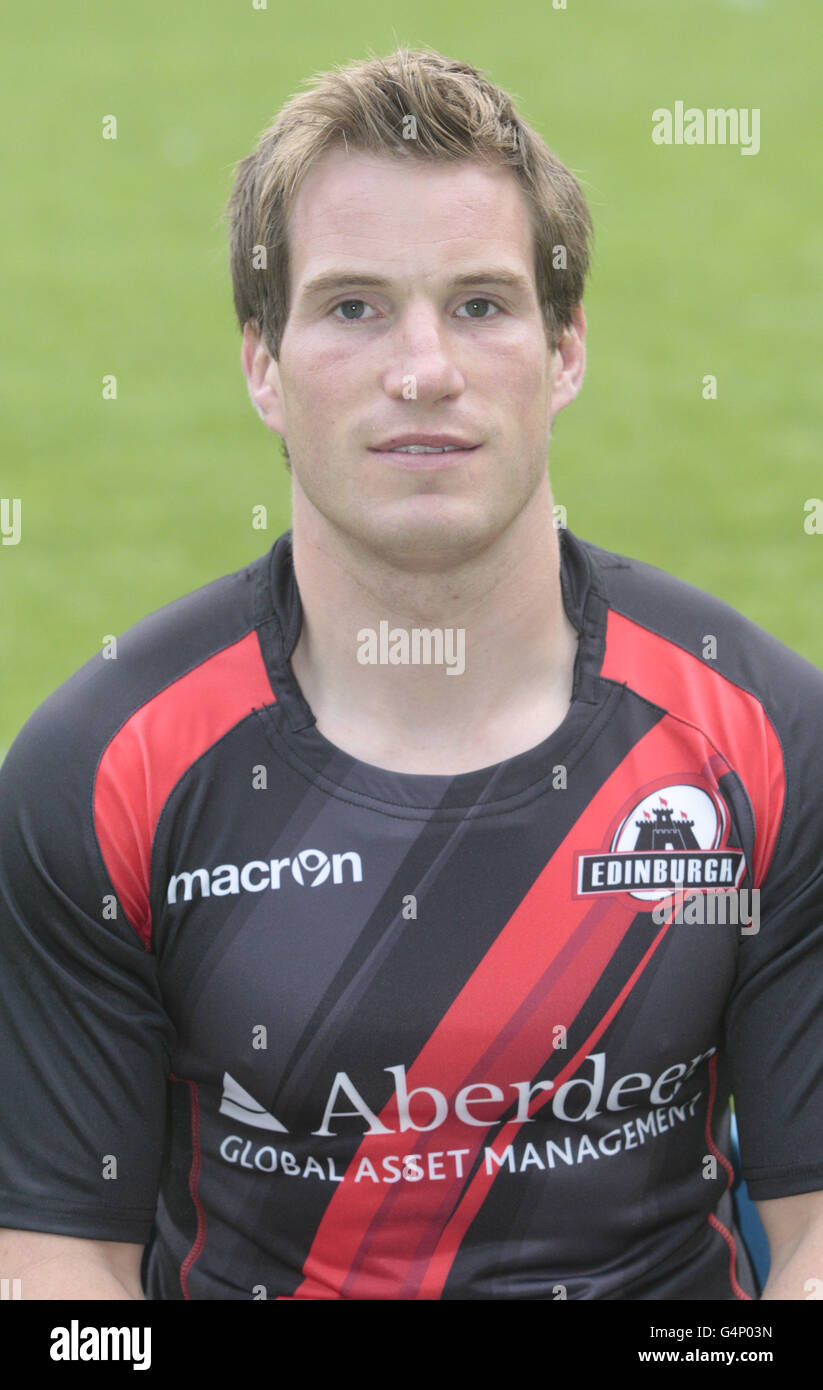 Rugby Union - Edinburgh Squad Photocall - Murrayfield. Phil Godman ...