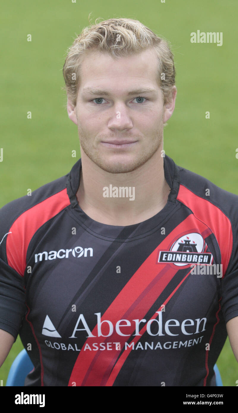Rugby Union - Edinburgh Squad Photocall - Murrayfield. Ross Rennie ...