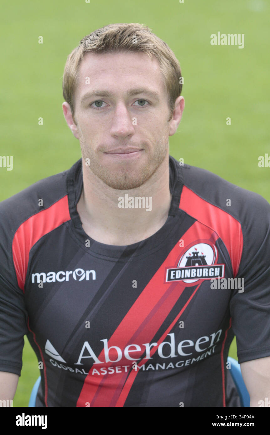 Rugby Union - Edinburgh Squad Photocall - Murrayfield. James Thompson ...