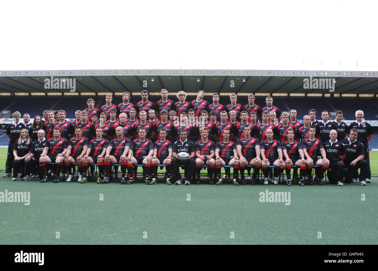 Rugby Union - Edinburgh Squad Photocall - Murrayfield Stock Photo - Alamy