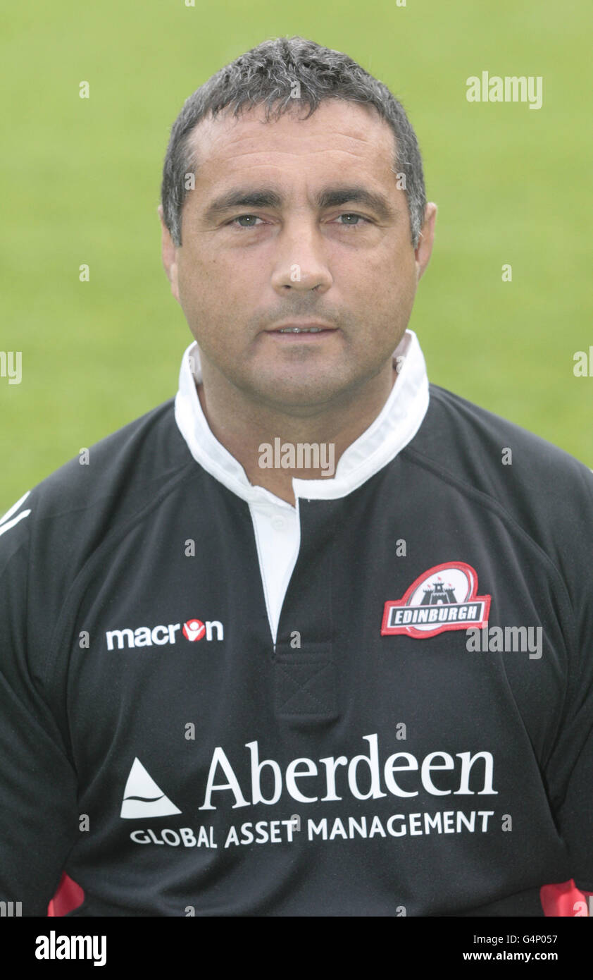 Rugby Union - Edinburgh Squad Photocall - Murrayfield. Edinburgh Head ...