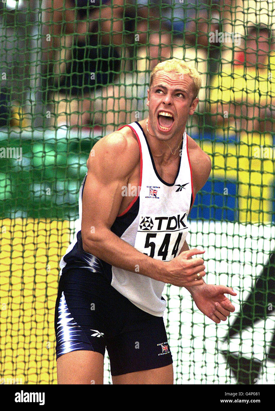 Athletics Macey/celebrates 3 Stock Photo - Alamy