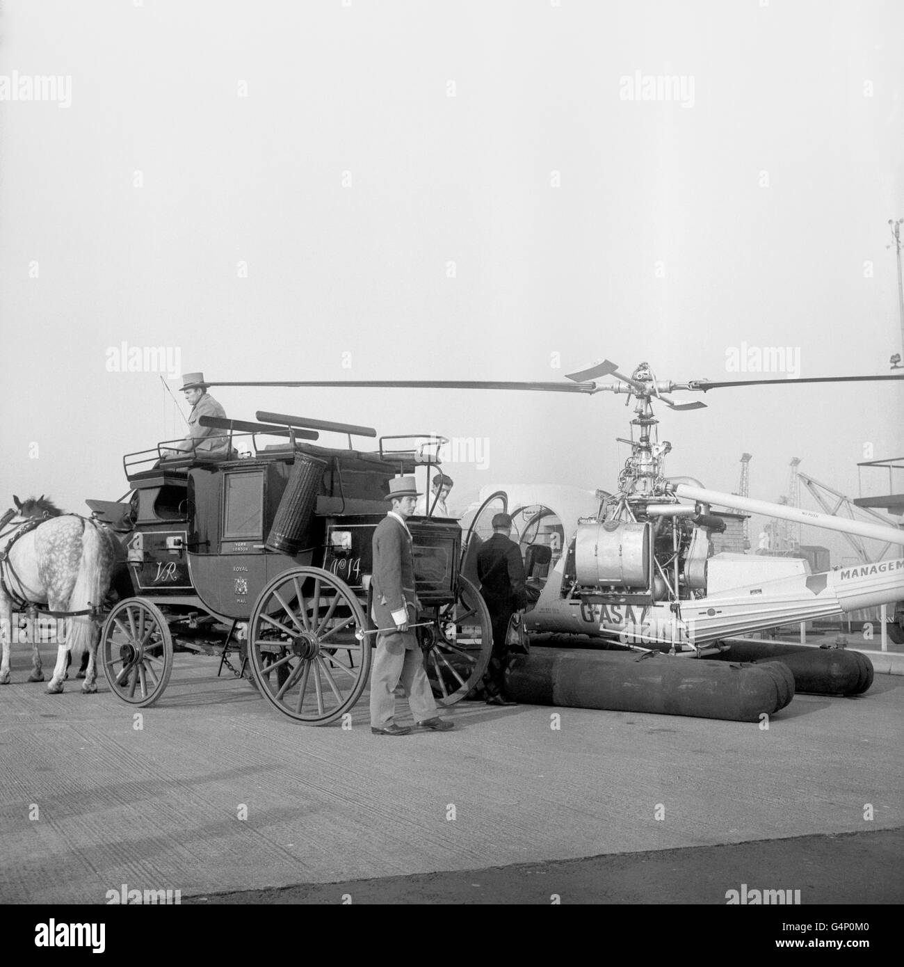 British Postal Service - Bristol Mail Coach - Battersea Heliport ...