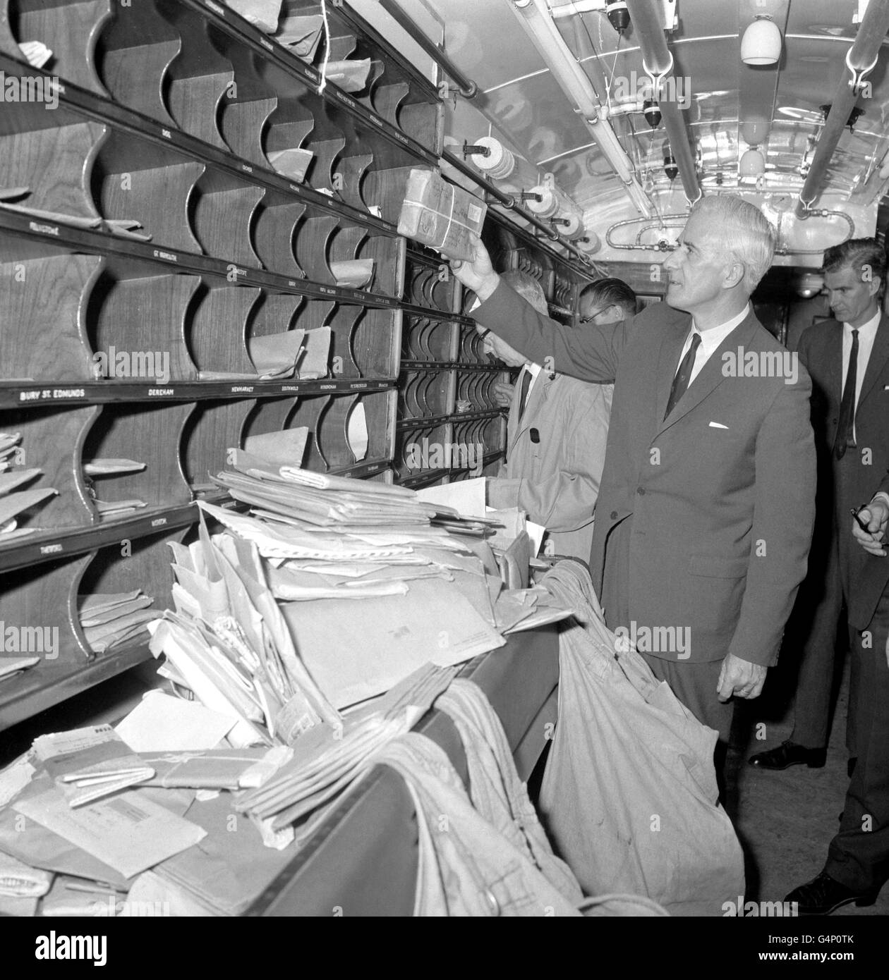 British Postal Service - Edward Short - Post Office Train Stock Photo ...