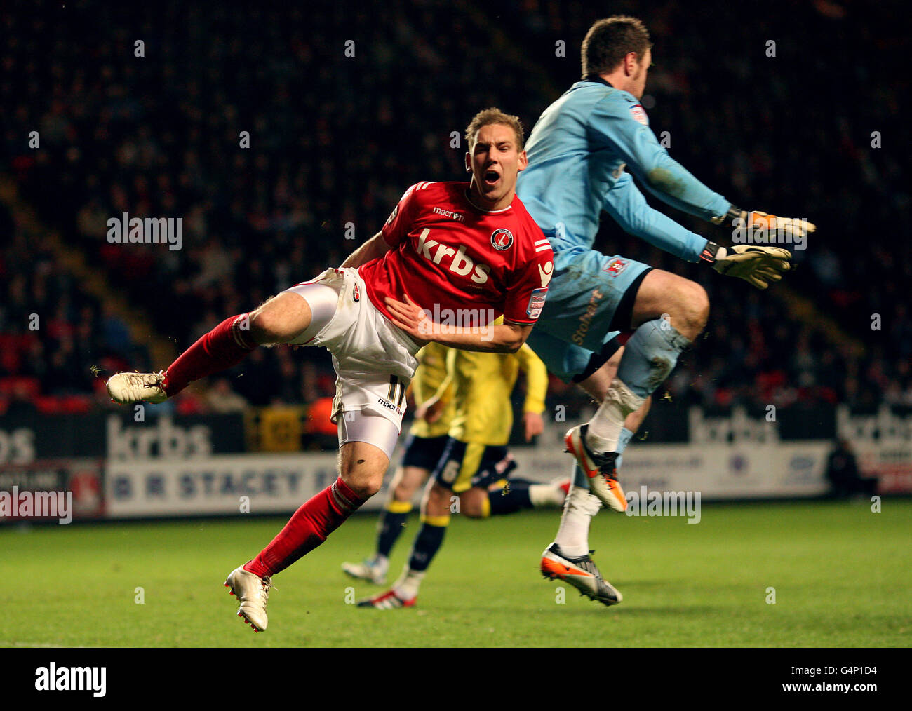 Carlisle united goalkeeper adam collin hi-res stock photography and ...