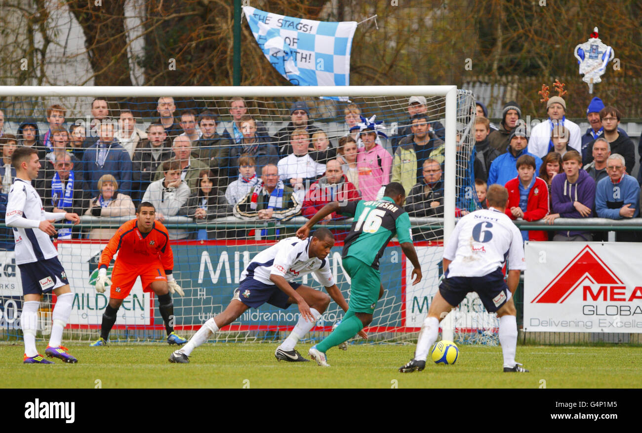 Soccer fa cup round afc bristol rovers testwood stadium hi-res stock ...