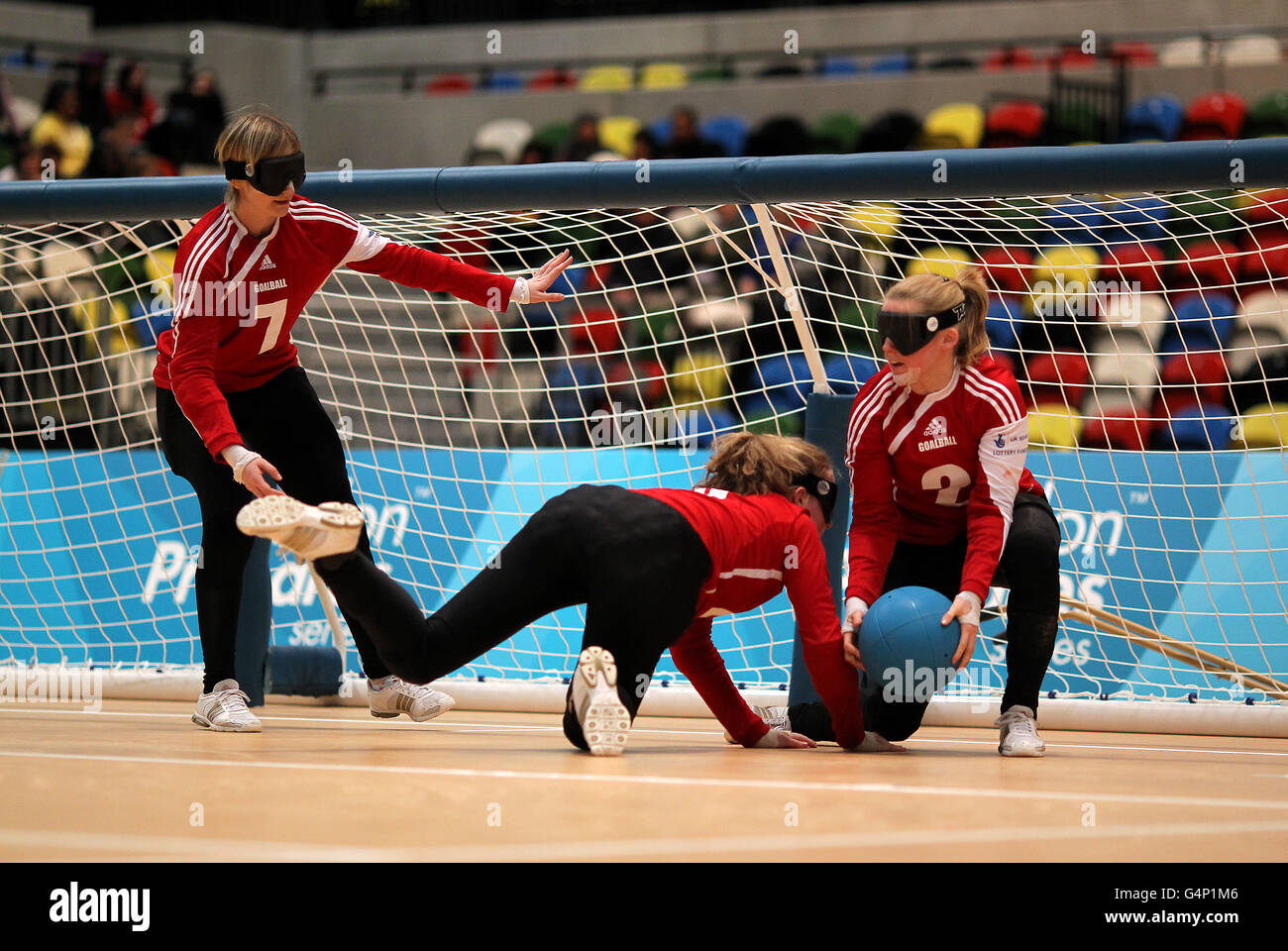 Great Britain's Jessica Luke (left) Georgina Bullen (centre) and Anna ...