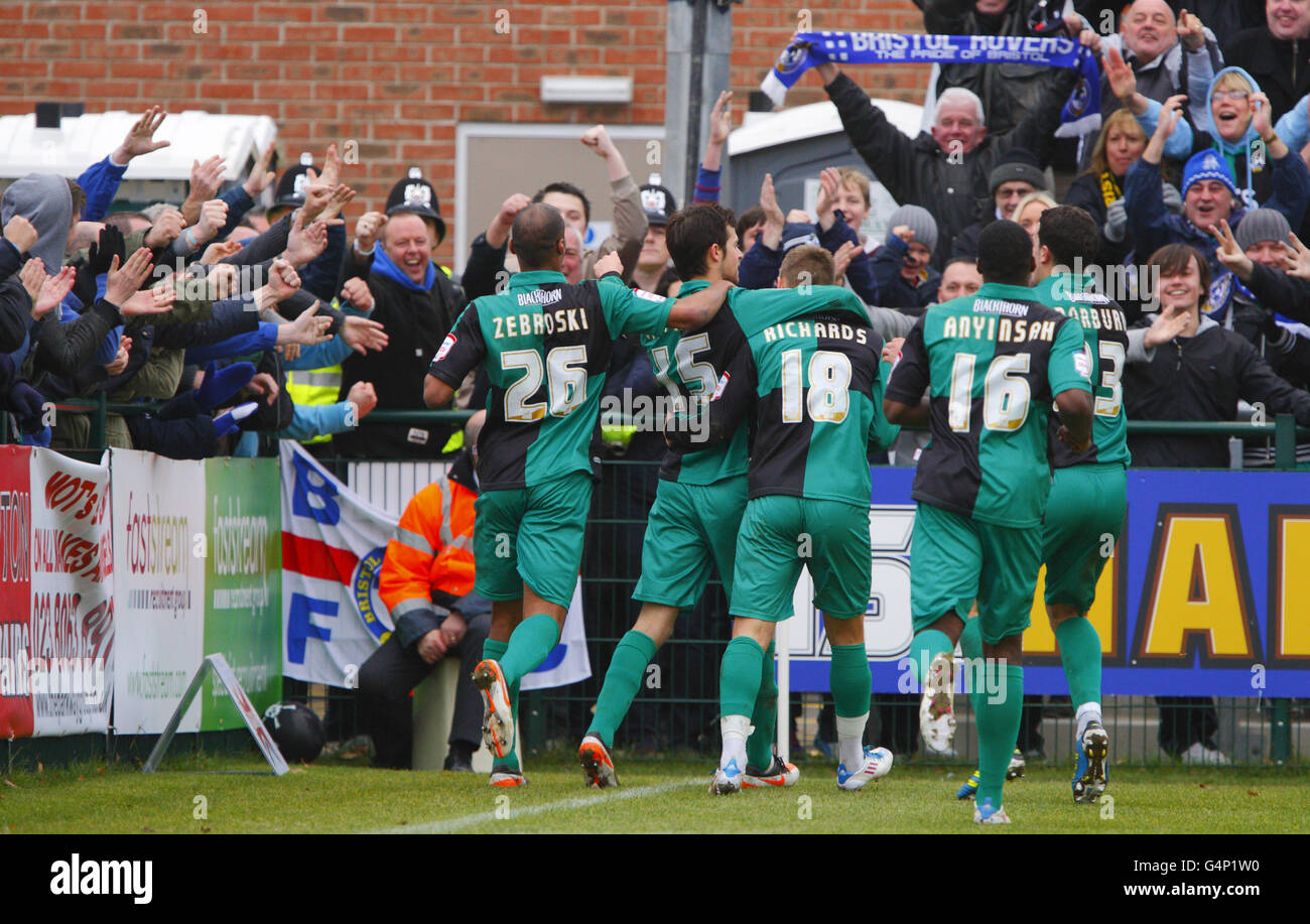 Soccer fa cup round afc bristol rovers testwood stadium hi-res stock ...