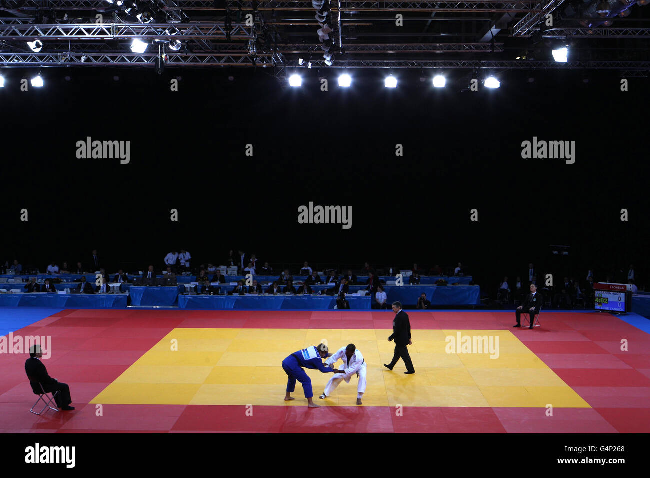 A general view of the excel arena hi-res stock photography and images ...