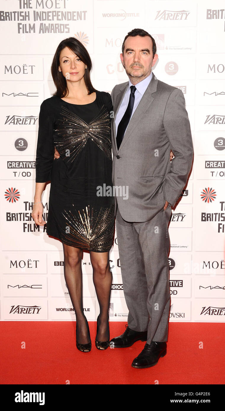 Mary McCartney and Simon Aboud arrive at the Moet British Independent ...