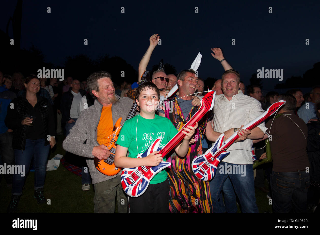 Windermere, Cumbria, UK. 18th June, 2016.Charity gig the Glebe on the ...