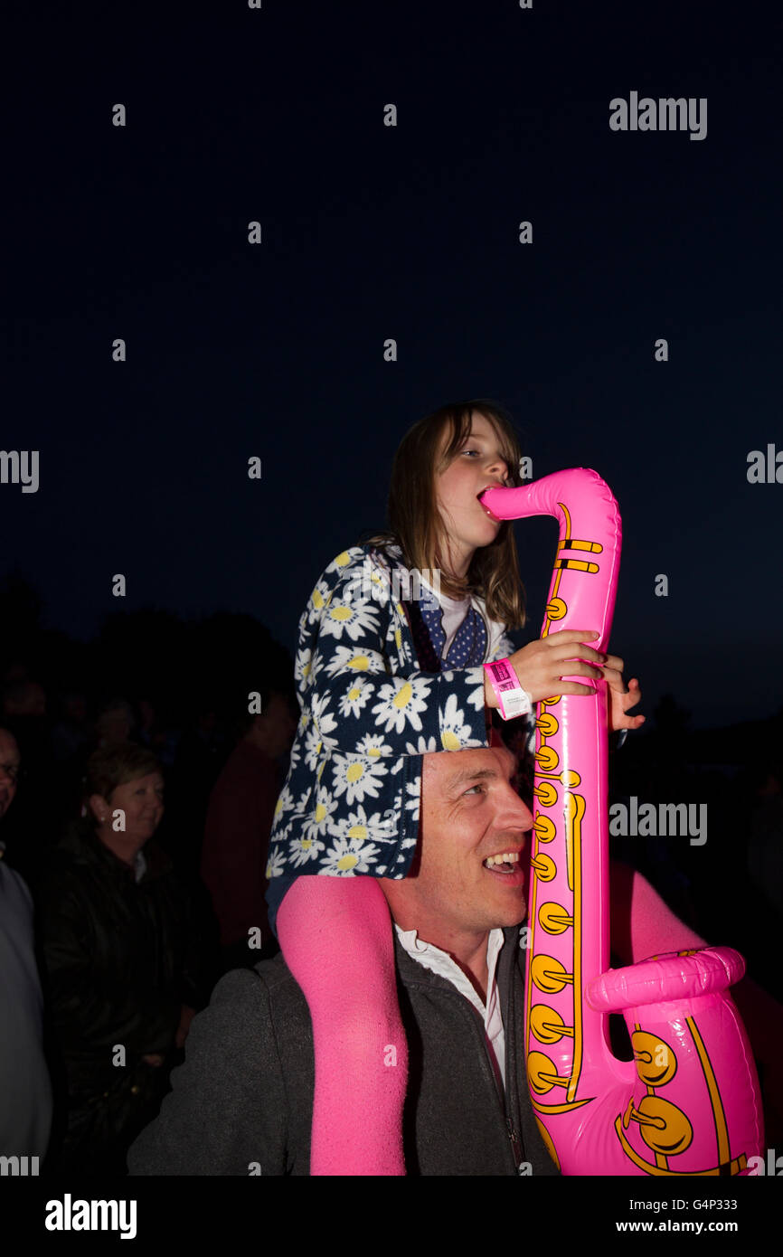 Windermere, Cumbria, UK. 18th June, 2016.Charity gig the Glebe on the ...