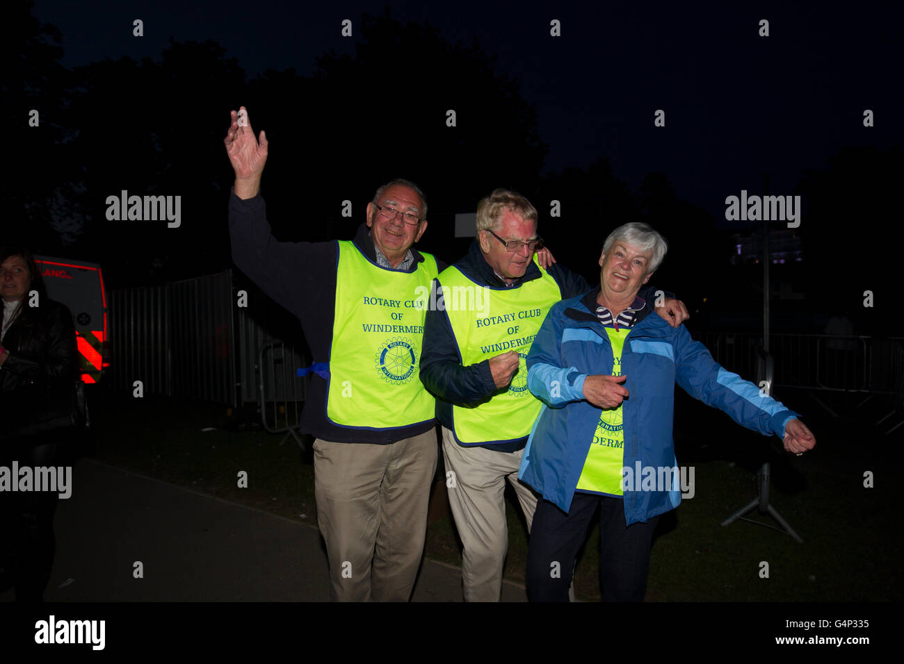 Windermere, Cumbria, UK. 18th June, 2016.Charity gig the Glebe on the ...