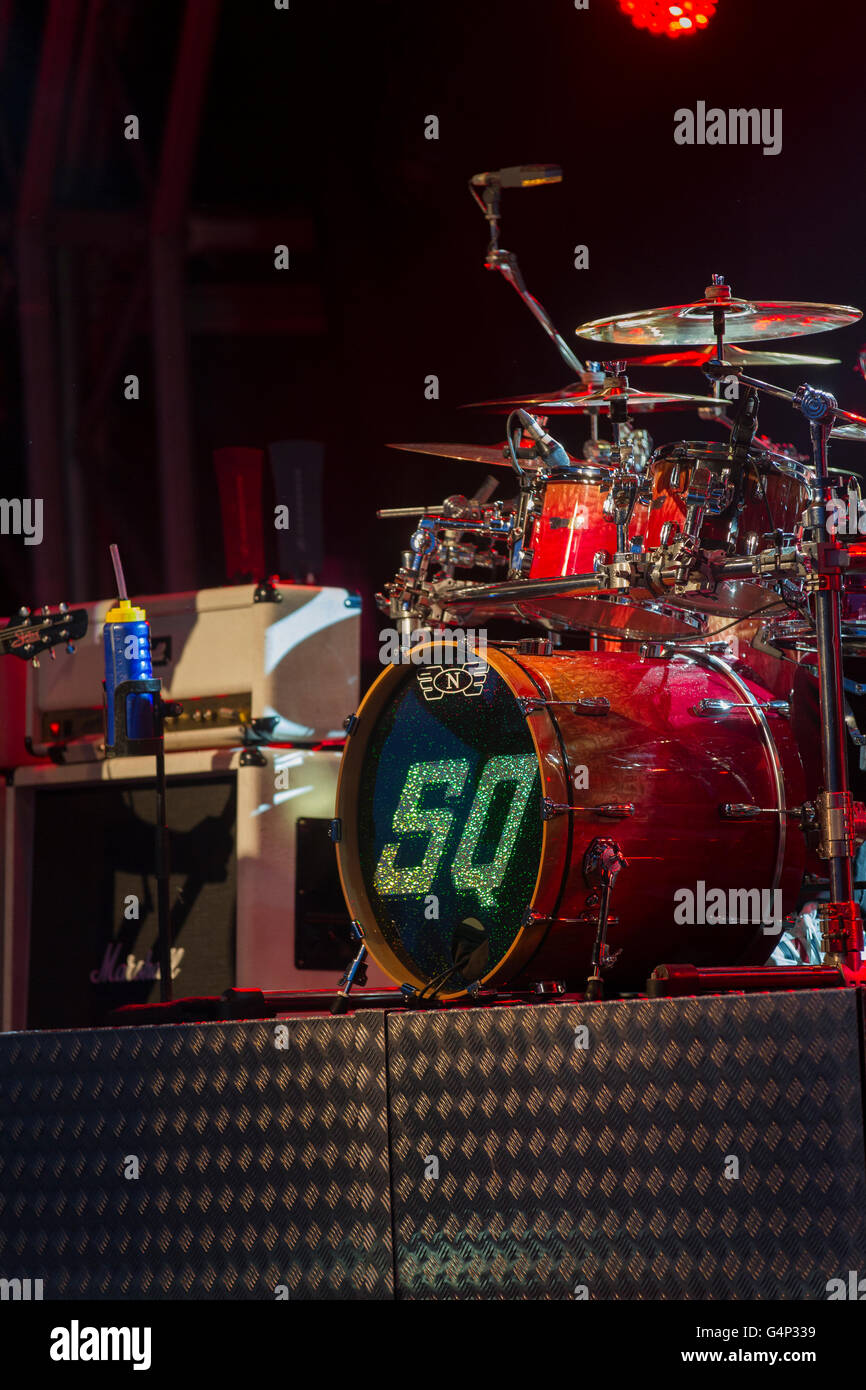 Windermere, Cumbria, UK. 18th June, 2016.Charity gig the Glebe on the ...