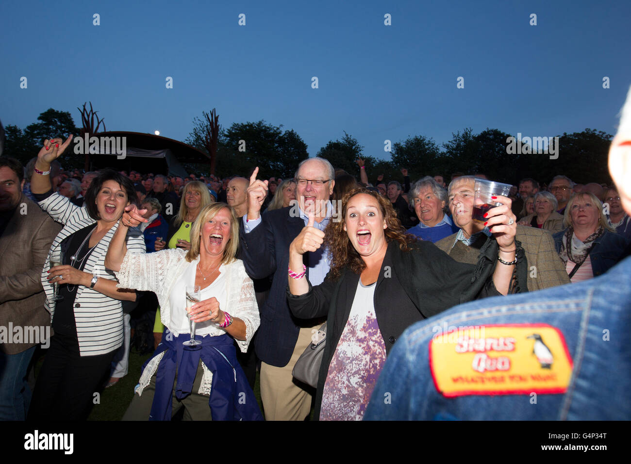 Windermere, Cumbria, UK. 18th June, 2016.Charity gig the Glebe on the ...