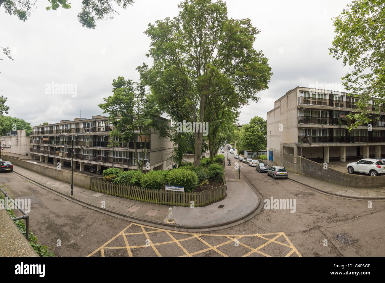 London, UK. 18th June 2016. Today council estates across London under ...