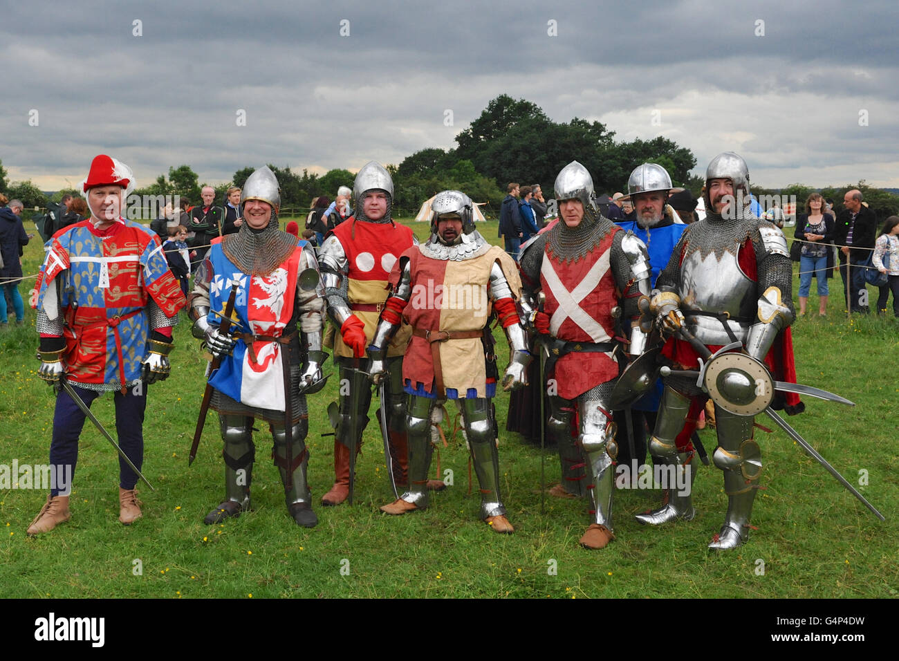 Greenwich, London, UK. 18th June, 2016. Re-enactors dressed as medieval ...
