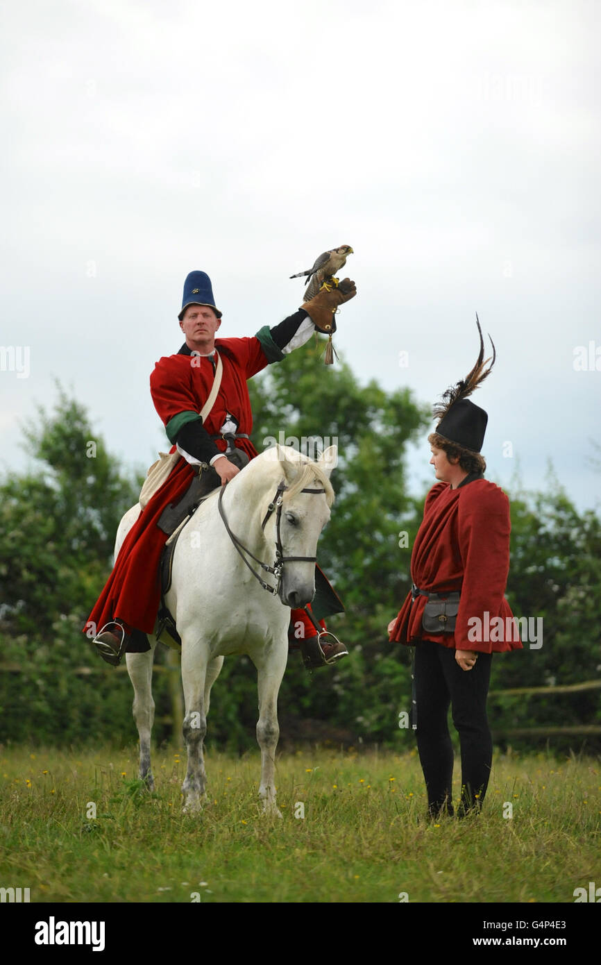 Man in medieval costume bird High Resolution Stock Photography and ...
