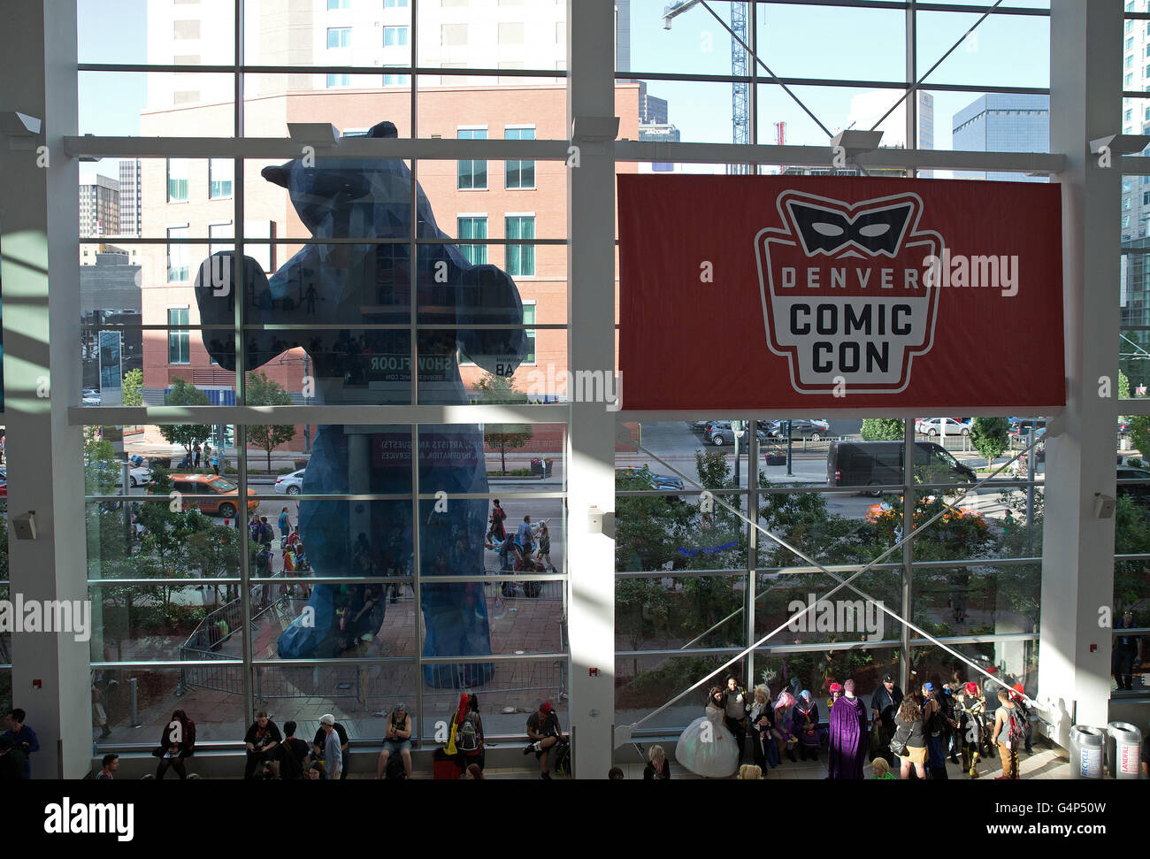 Denver, Colorado, USA. 18th June, 2016. Denver Comic Con fans fill the ...