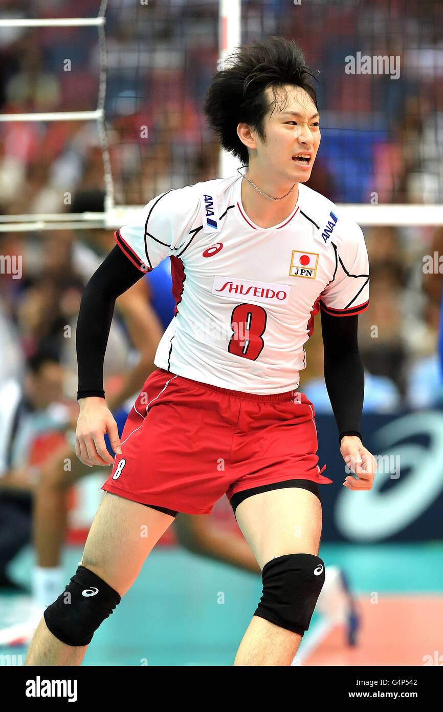 Osaka, Japan. 18th June, 2015. Masahiro Yanagida (JPN) Volleyball ...