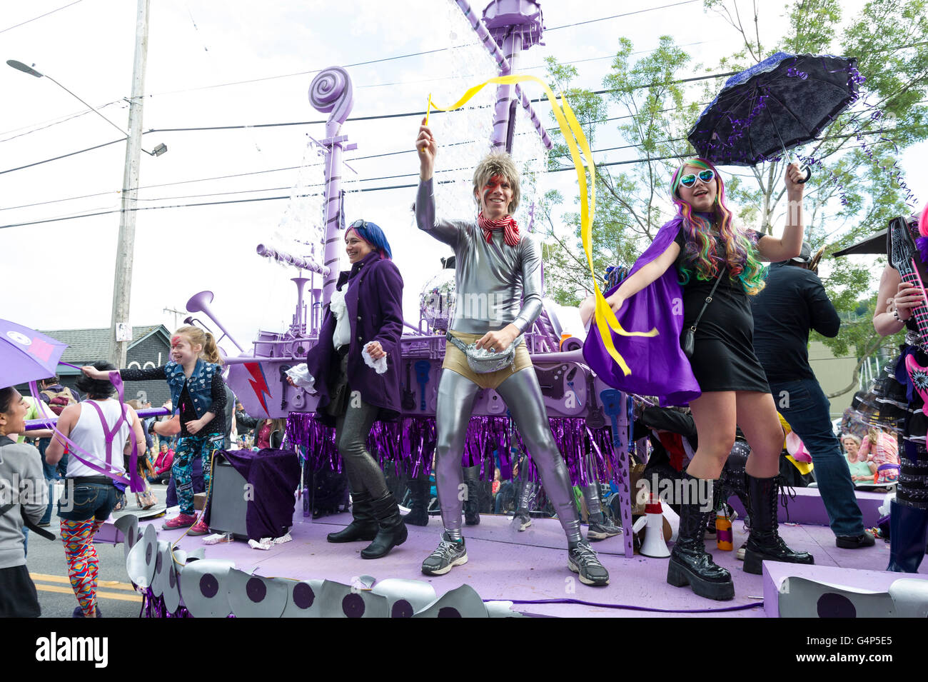 Seattle, Washington, USA. 18th June, 2016. Prince and David Bowie ...