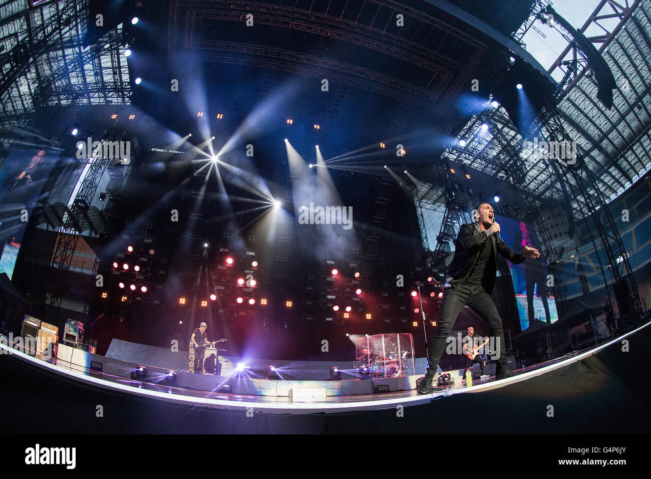 Milan Italy. 18th June 2016. The Italian pop/rock band MODÀ performs ...