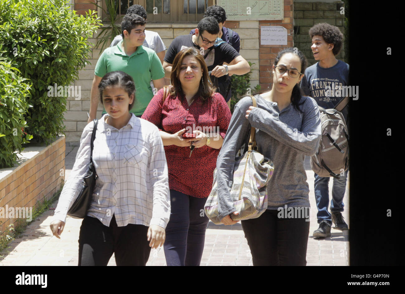 Egyptian high school students hi-res stock photography and images - Alamy