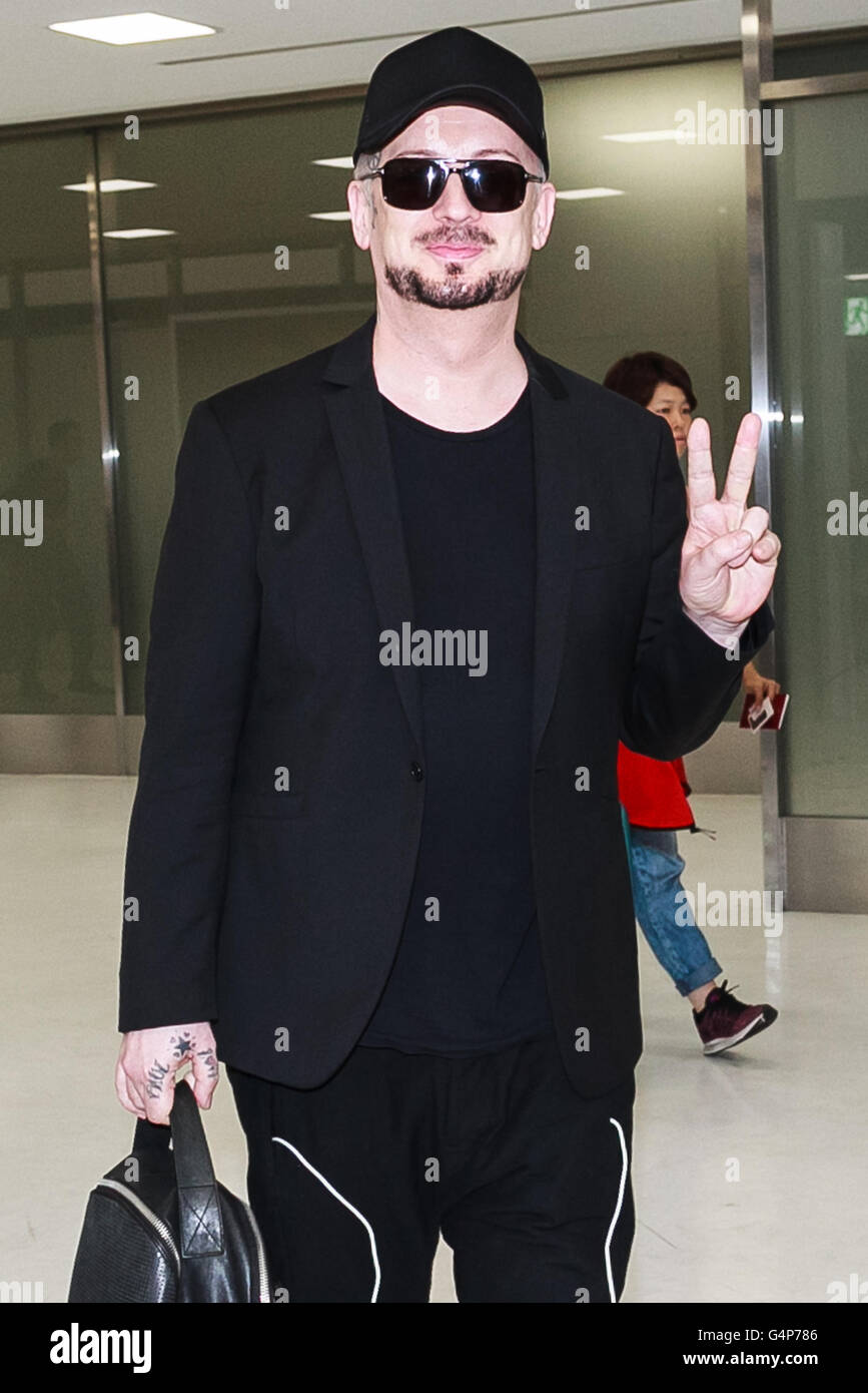 Chiba, Japan. 19th June, 2016. British singer Boy George arrives at ...