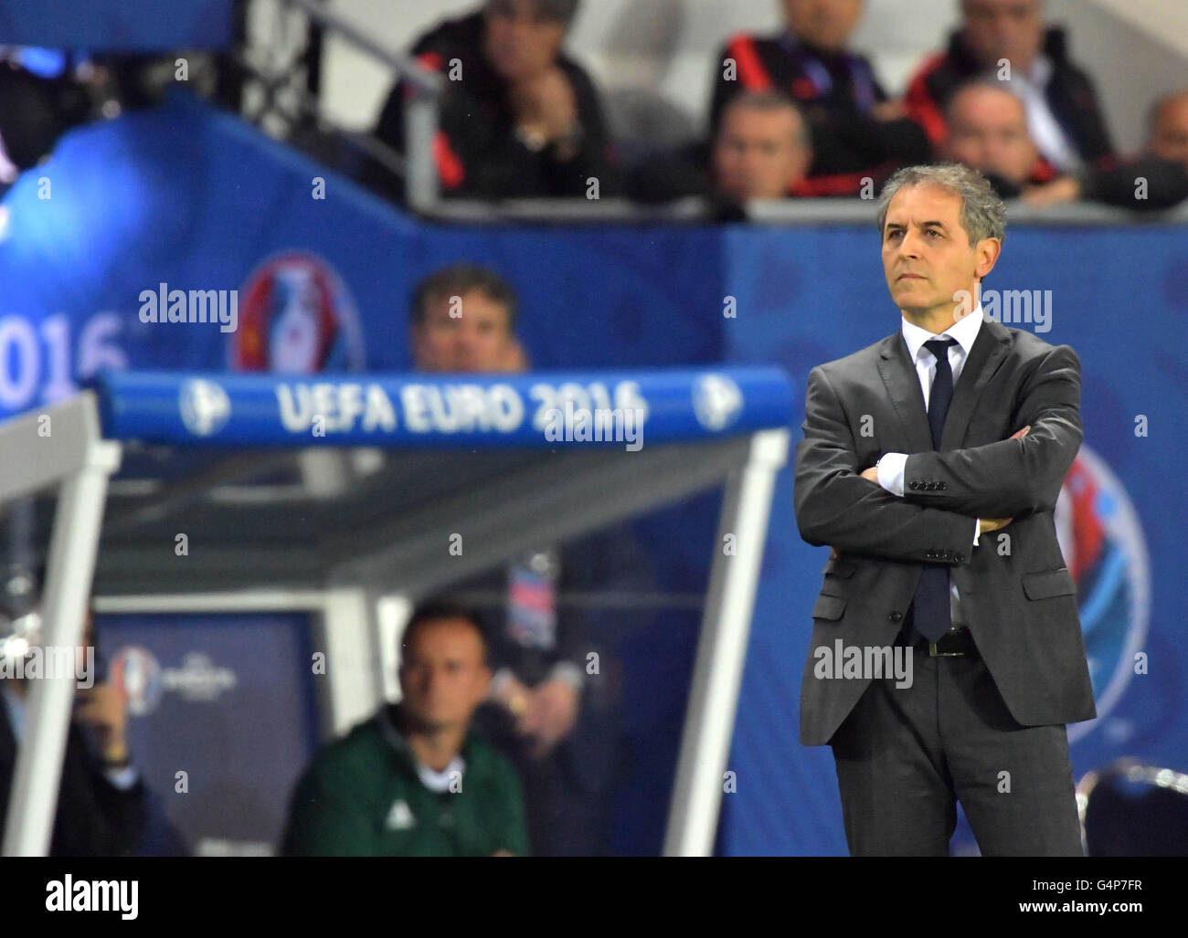 Paris, France. 18th June, 2016. Coach Marcel Koller of Austria is seen during the UEFA Euro 2016 ...