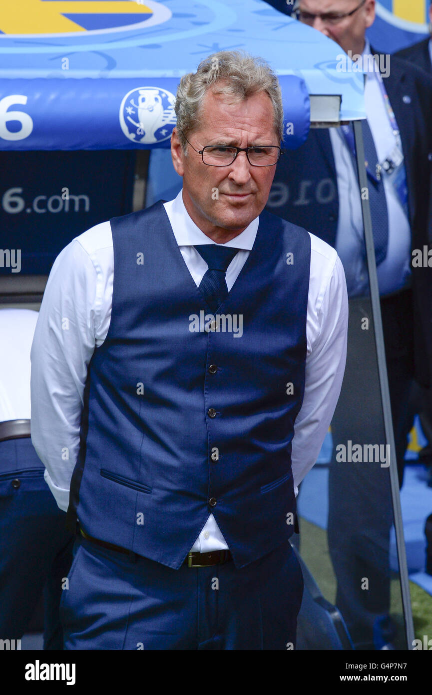 Erik Hamren Coach (Sweden) ; June 17; 2016- Football : Uefa Euro France ...