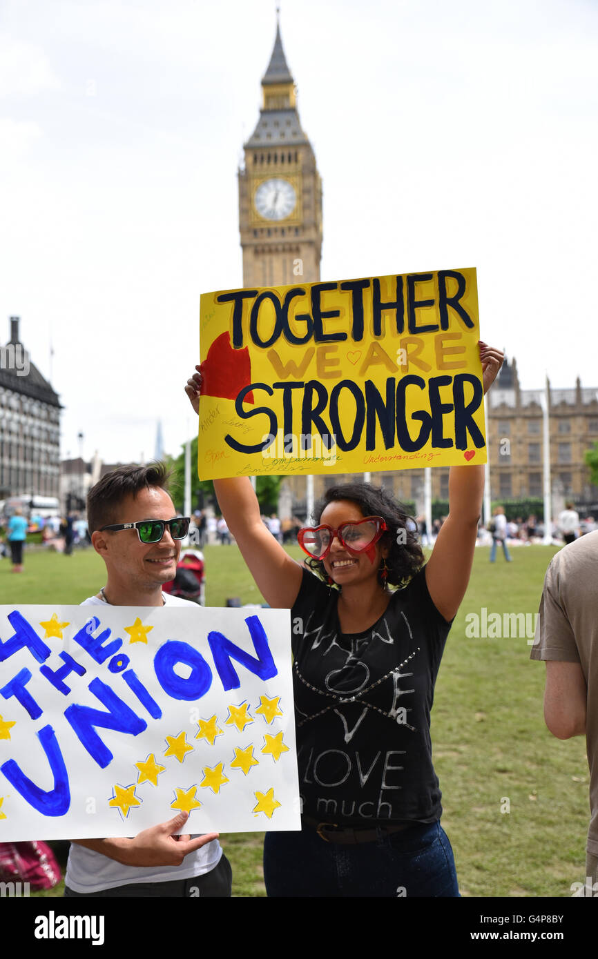 Parliament Square, London, UK. 19th June 2016. Guinness World Record ...