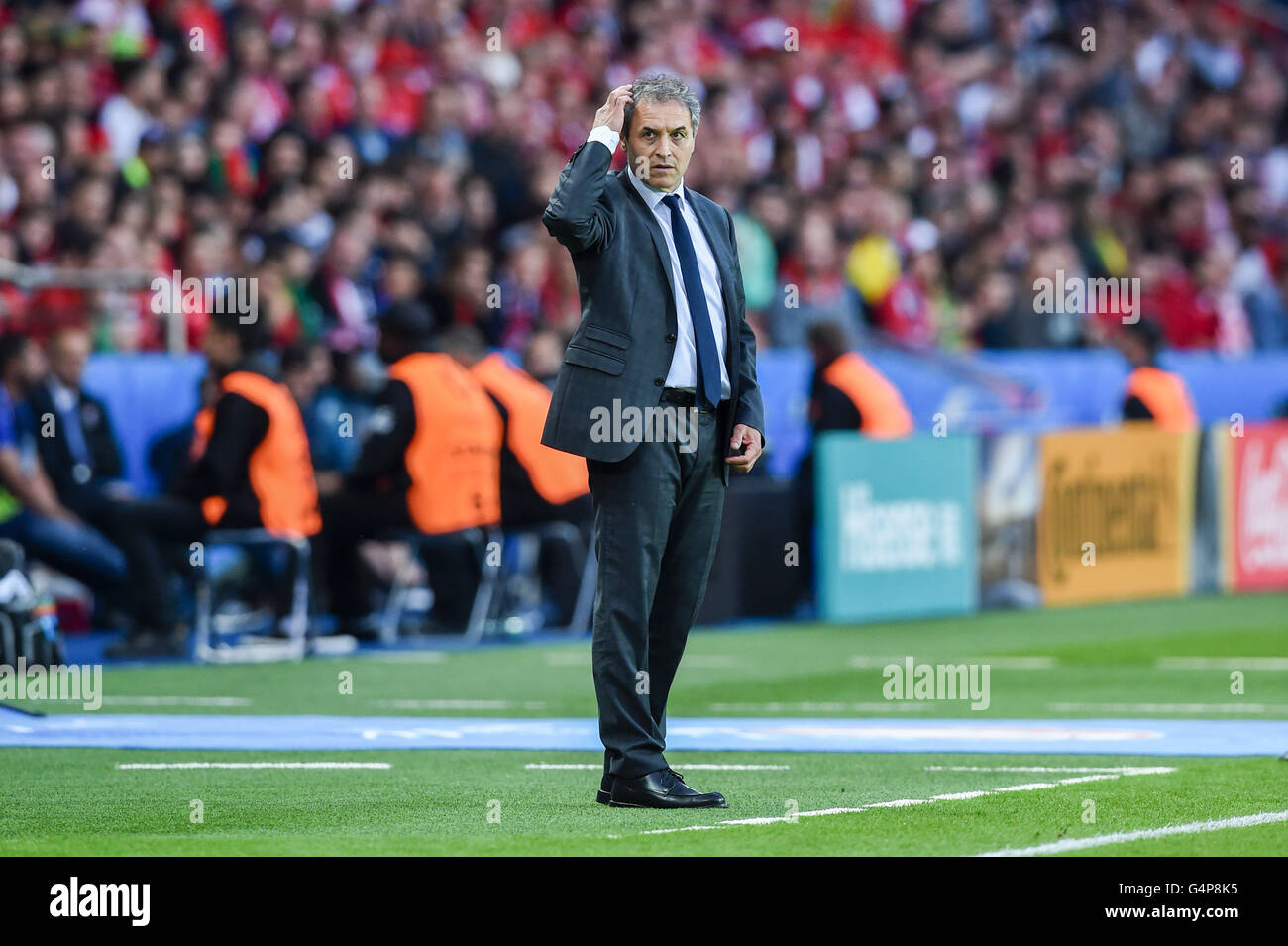 Marcel Koller Coach (Austria) ; June 18; 2016- Football : Uefa Euro ...