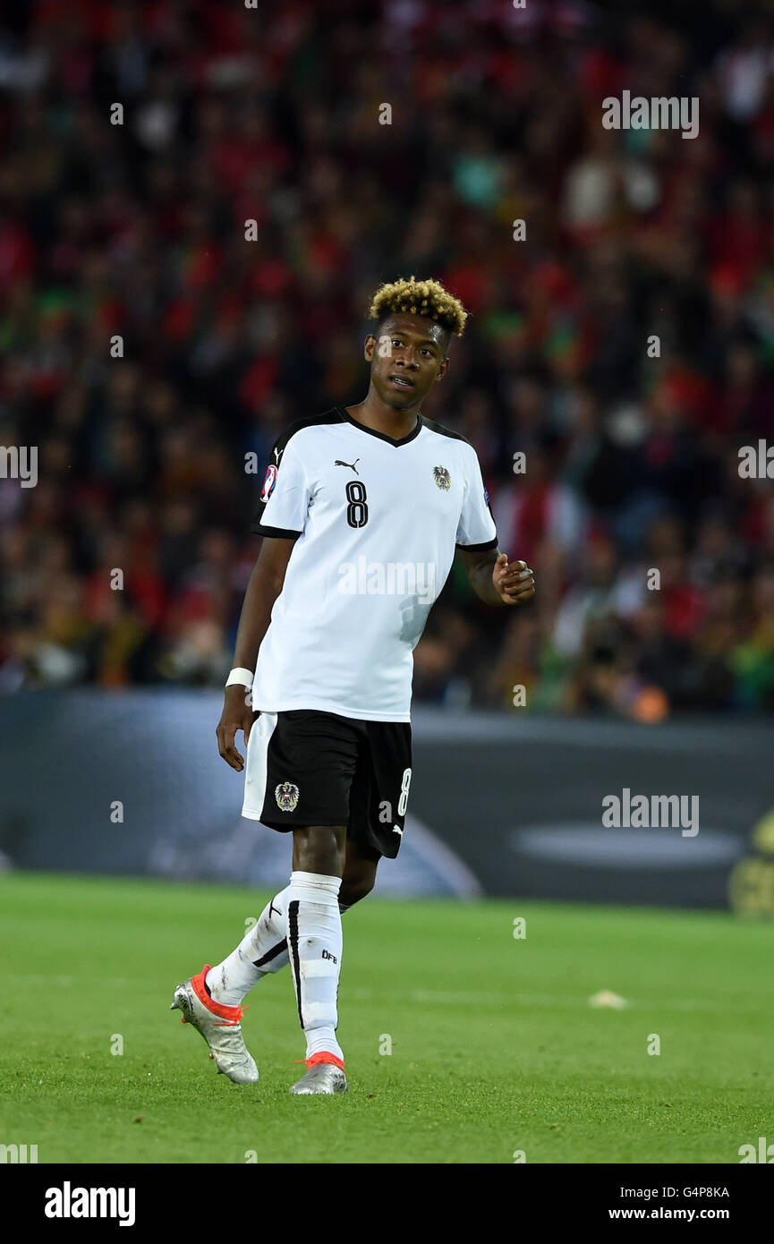 David Alaba (Austria) ; June 18; 2016- Football : Uefa Euro France 2016 ...