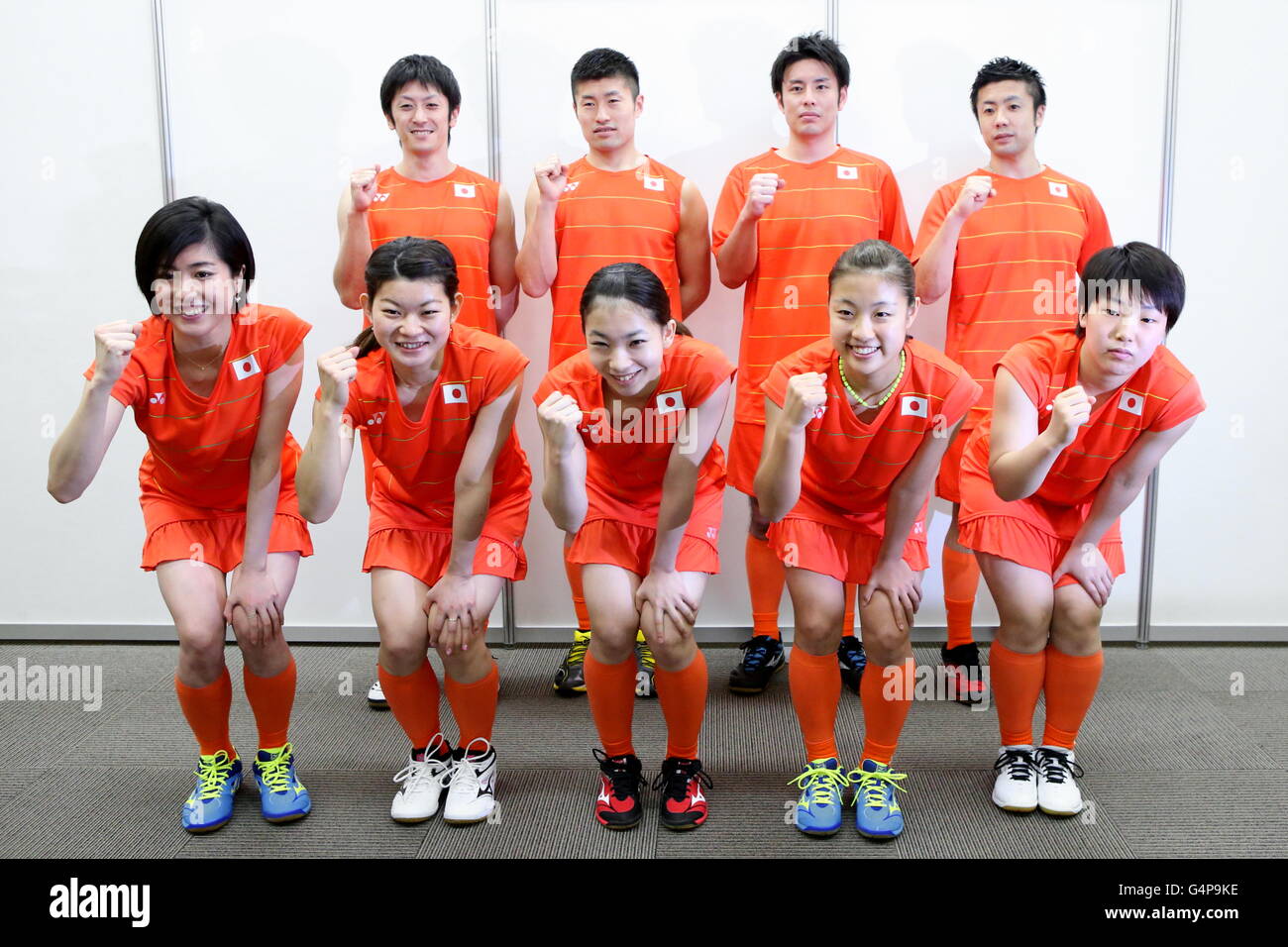 Tokyo, Japan. 19th June, 2016. Japan team group (JPN) Badminton ...
